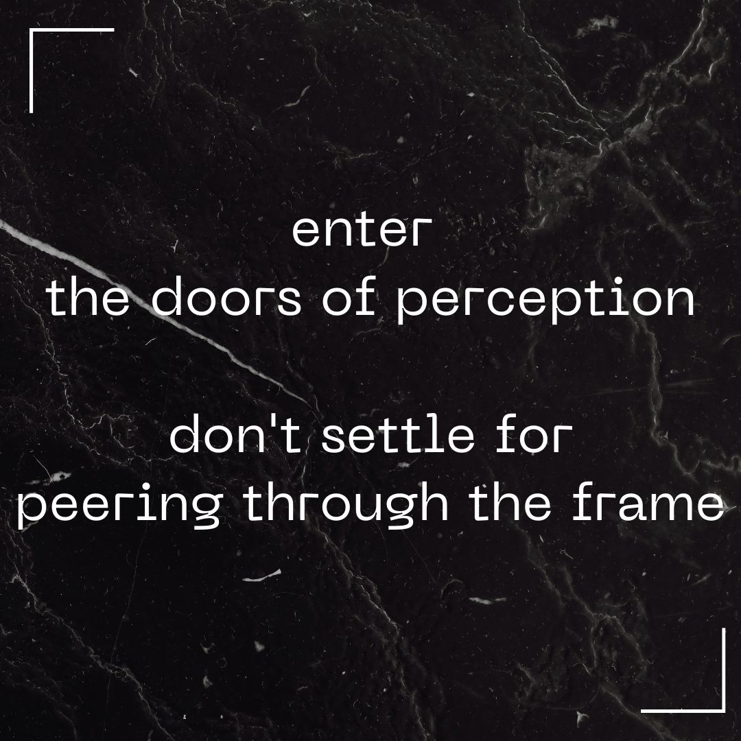 Entering the Doors of Perception: Reflections on Fear and Independence on the Path to Yourself ...
