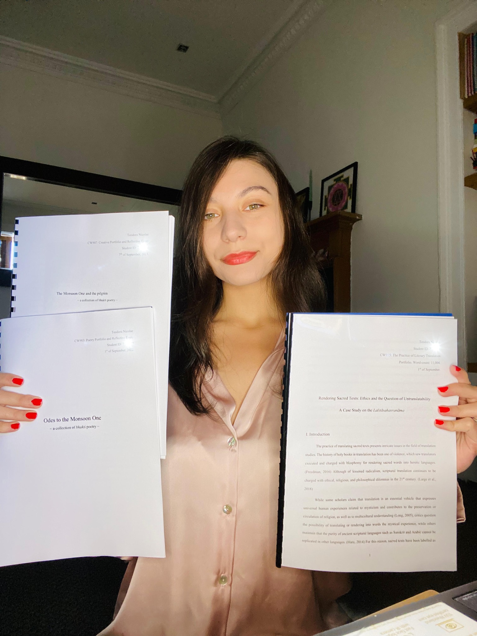 my second MA in Poetry & Literary Translation – amaryllis